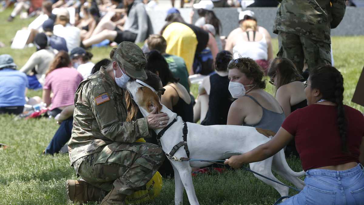 PHOTOS: Mostly peaceful protests continue with nation's streets calmest ...