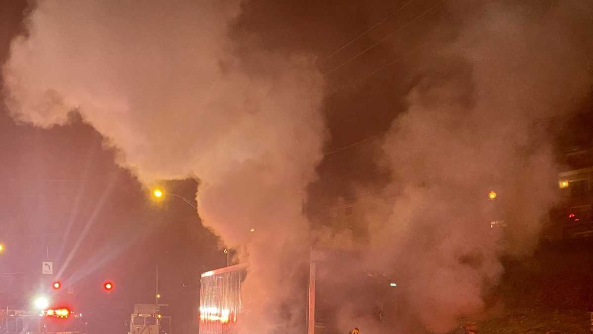 Semi fire shuts causing major backups along Martin Luther King Drive
