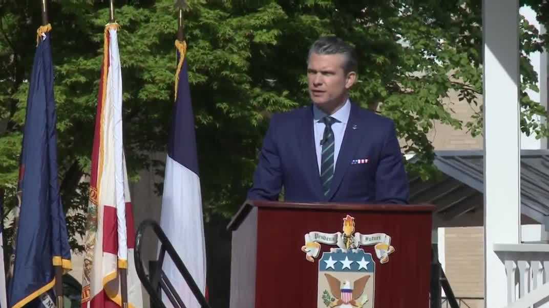 Hegseth speaks at US Army War College in Carlisle