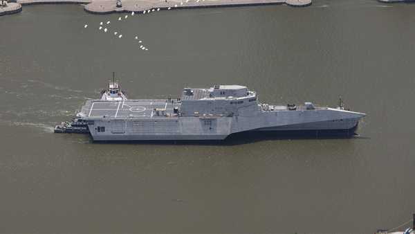 A first look at the future USS Cincinnati