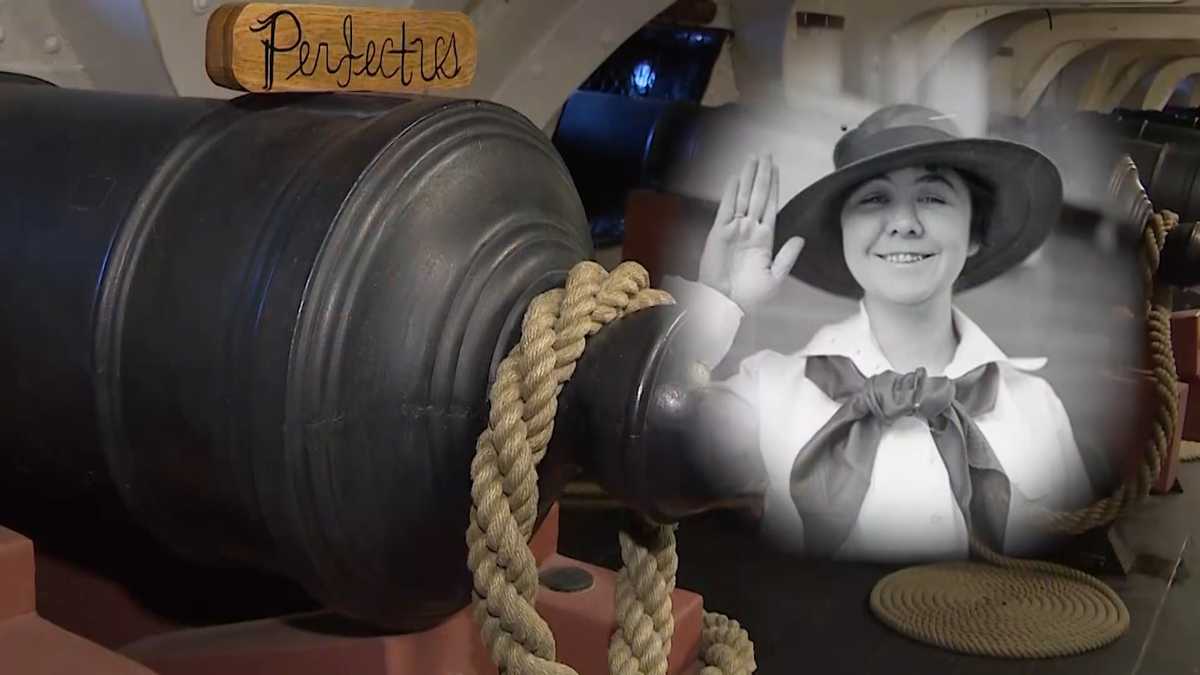 USS Constitution names gun in honor of Navy's trailblazing first female ...