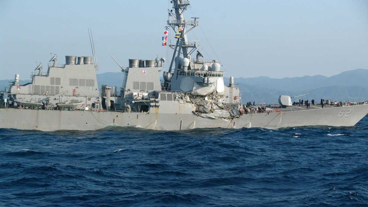 Sailors found dead in US Navy destroyer identified