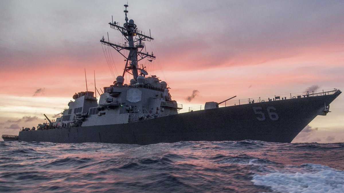 5 sailors injured, 10 missing after Navy ship collides with tanker