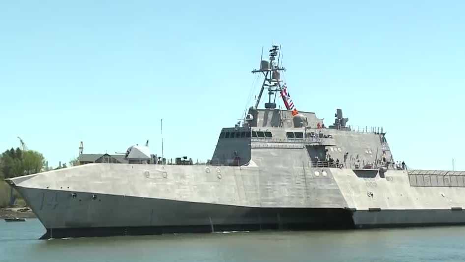 USS Manchester arrives at NH state pier ahead of commissioning