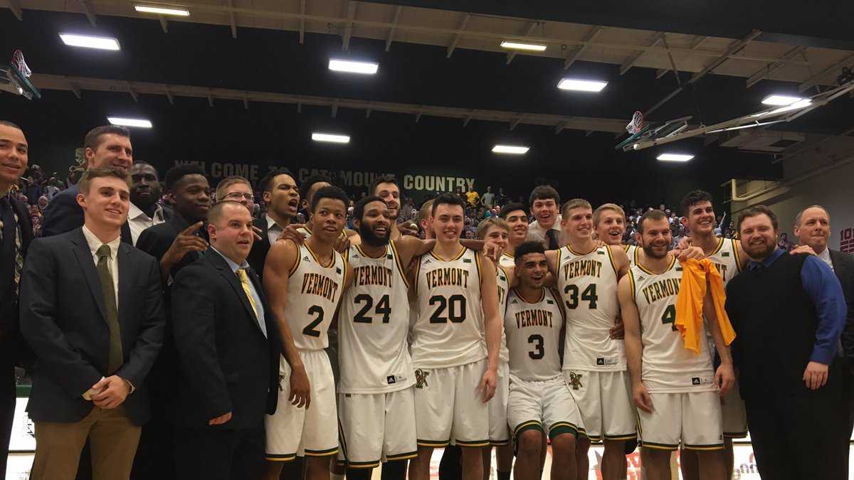 America East Champs! UVM men's basketball clinches NCAA tournament berth America East Champs! UVM men's basketball clinches NCAA tournament berth