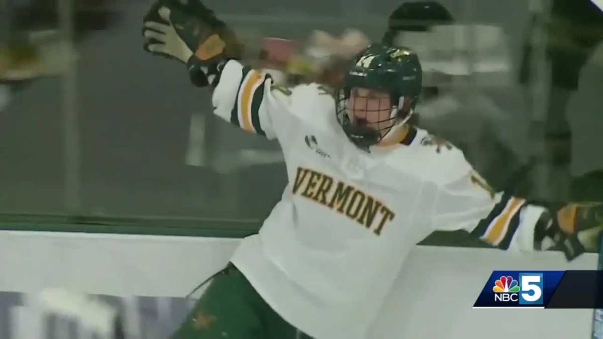 UVM Hockey Already in GAME MODE