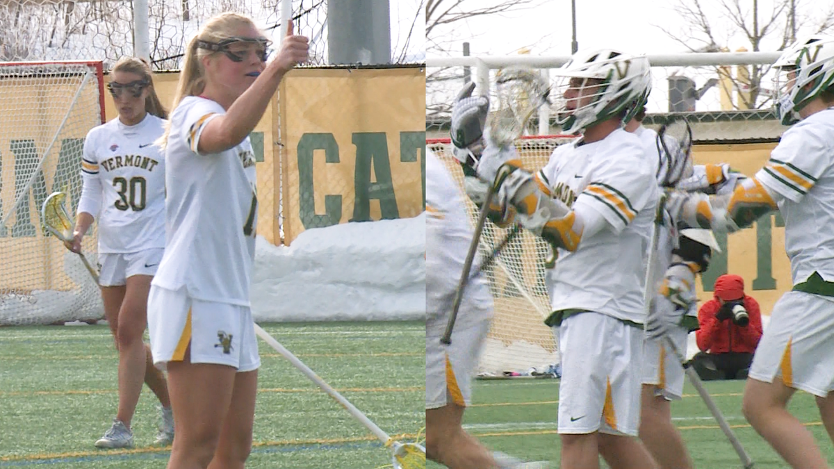 UVM lacrosse teams win back-to-back games at Virtue Field