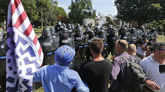 PHOTOS: Violence erupts at White Nationalist rally in Virginia