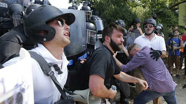 PHOTOS: Violence erupts at White Nationalist rally in Virginia