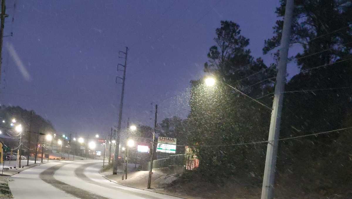 PHOTOS: Snow in Alabama