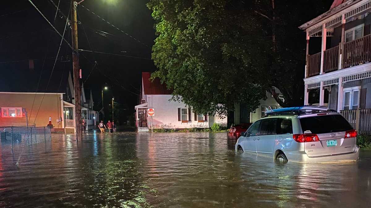 Heavy rains bring flooding to some Vermont communities