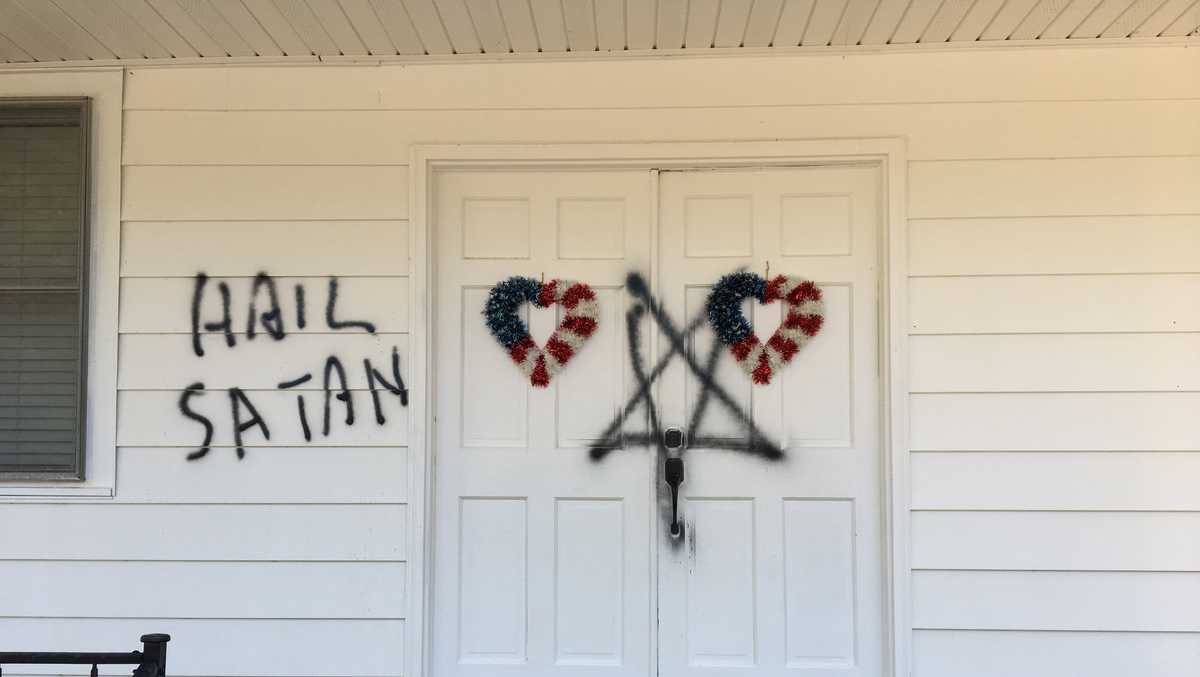 Upstate church vandalized with satanic graffiti; graves at another ...