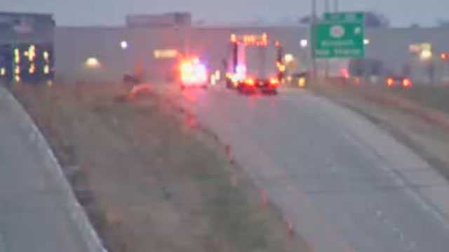 Iowa vehicle fire forces detour on Interstate 80