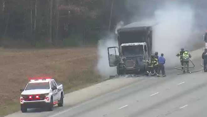 South Carolina: All lanes reopened after vehicle fire shuts down I-85 North