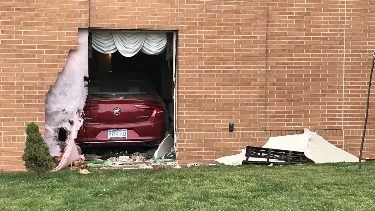 Vehicle crashes through window at assisted care facility