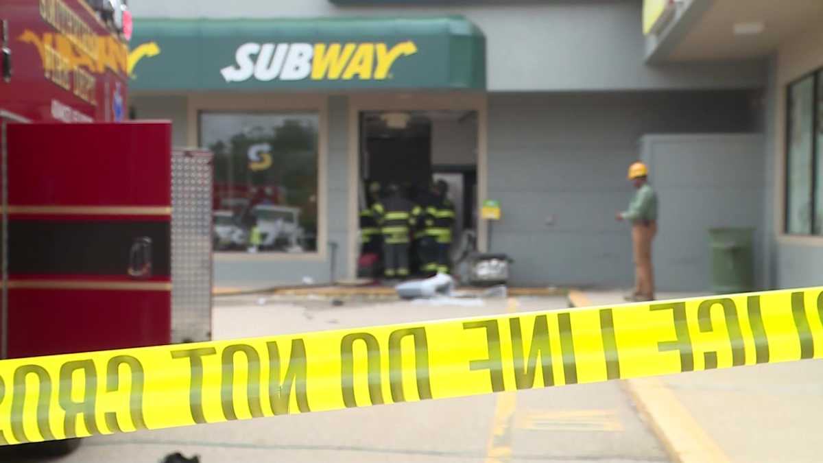 Subway worker, mother of five, killed after car plows into restaurant