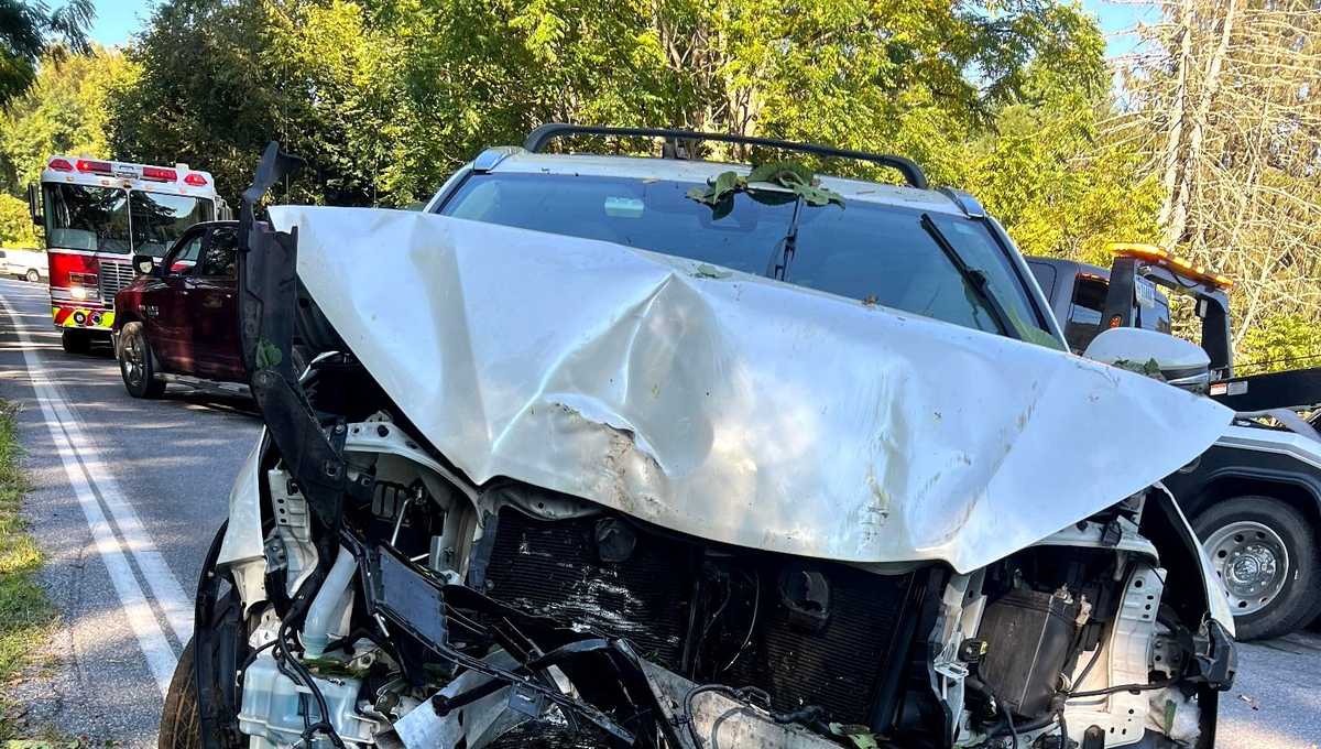 Person taken to hospital after SUV crashes into tree in Adams County ...