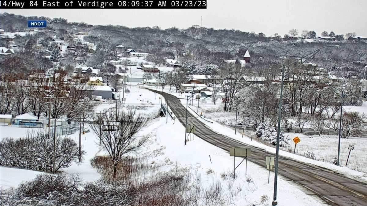 Nebraska sees March snow in northeast part of state