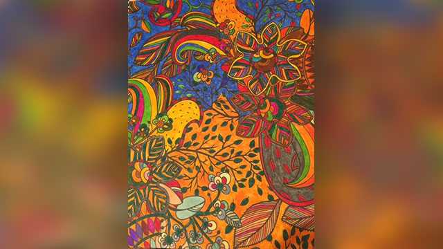 Veteran with dementia finds passion for coloring