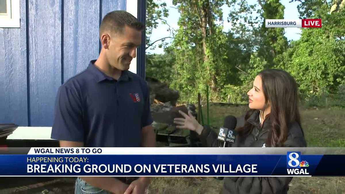 Ground-breaking ceremony 'tiny homes' village in Harrisburg, Pa.