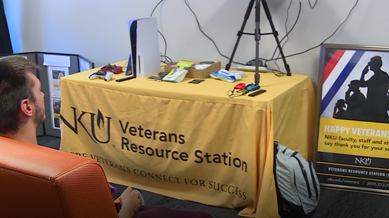 NKU Veterans Resource Station debuts new 'At Ease' lounge on campus