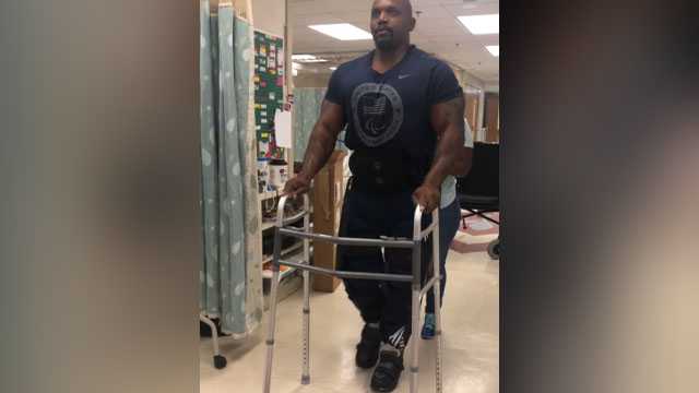 VIDEO: Robotic device helps paralyzed Oklahoma veteran walk again 16 ...