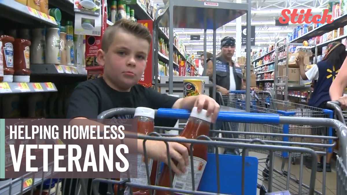 8-year-old spends profits from lemonade stand on homeless veterans
