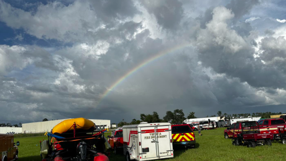Rescue team arrived in Florida as storm nears