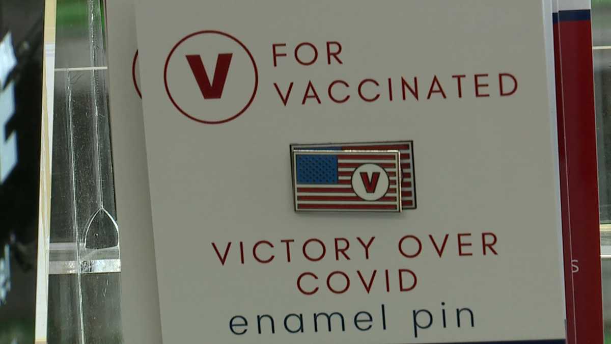 Georgia Southern student designs vaccination pins