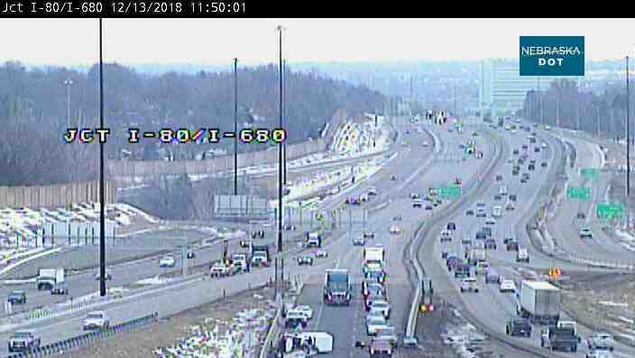 1 injured on I-680 SB, I-80 crash