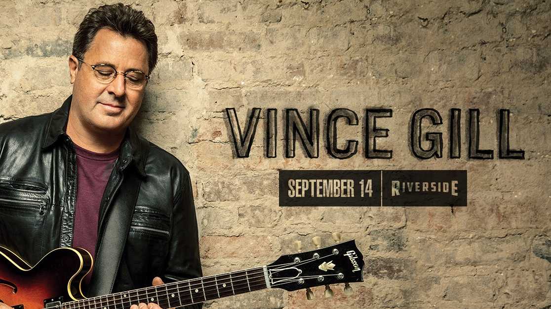 Country music star Vince Gill to play Riverside Theater