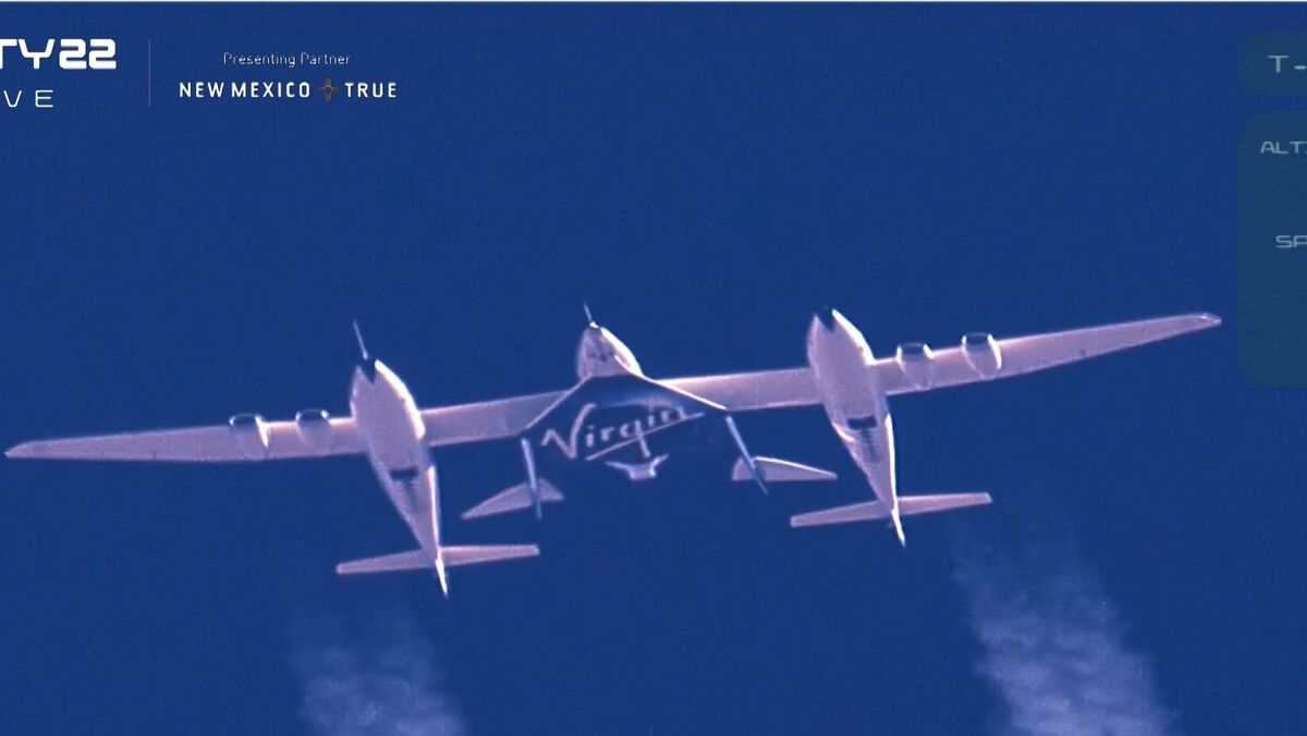 Virgin Galactic launches high-stakes flight carrying passengers to the ...