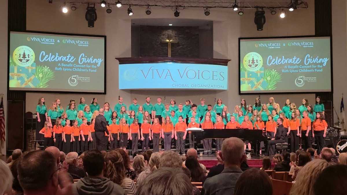 Viva Voices choirs hold free concert for Ruth Lyons Children’s Fund