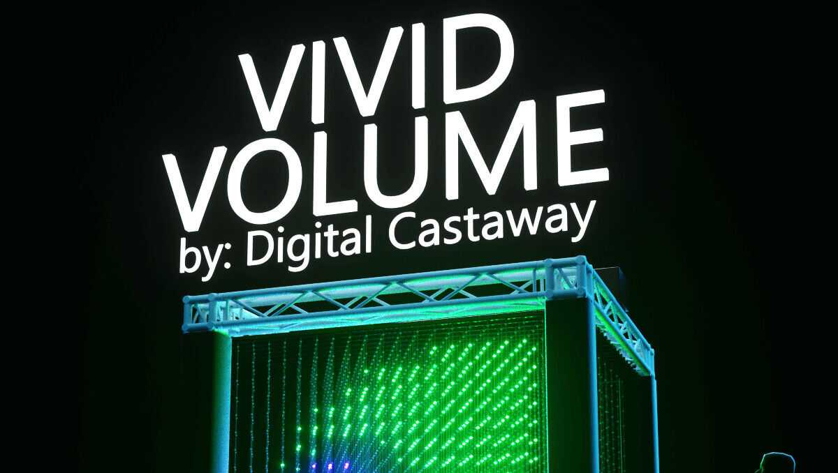 This animated BLINK display reacts to your movements using LED lights