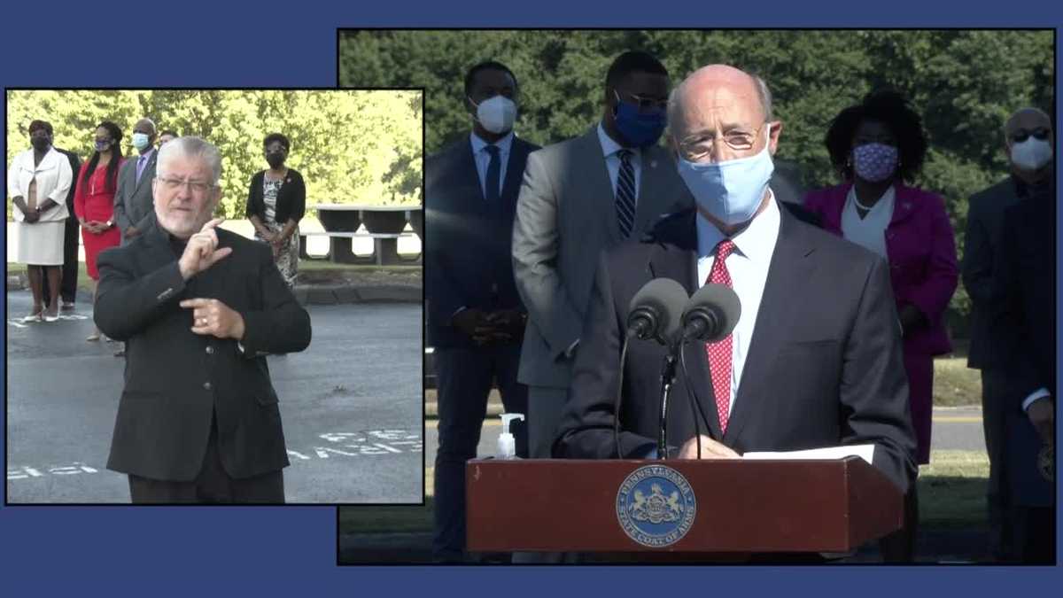 Pennsylvania Governor Tom Wolf signs two police reform bills