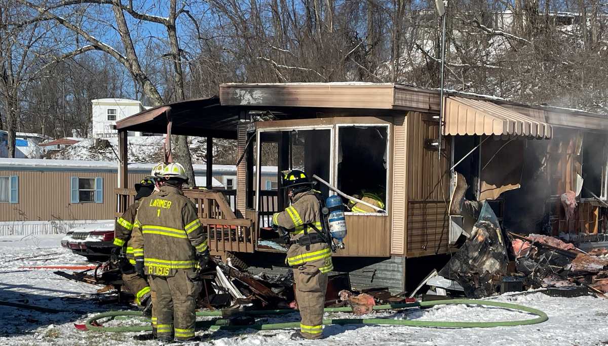 Hempfield Township fire on Flamingo Drive