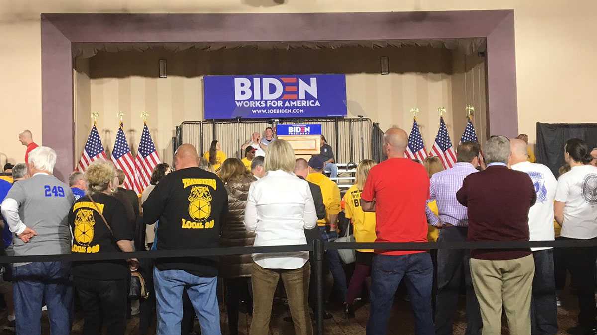 JOE BIDEN IN PITTSBURGH: Joe Biden making campaign stop in Pittsburgh ...