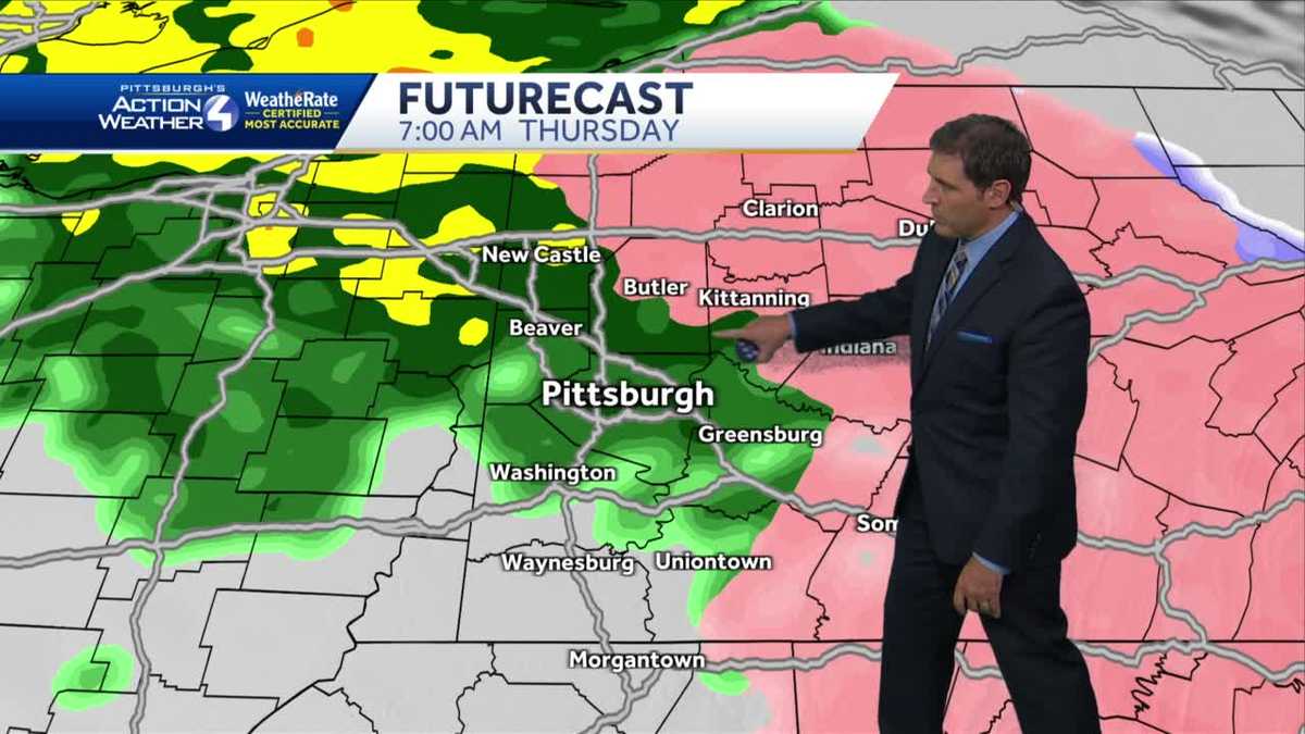 Pittsburgh weather: Freezing rain possible Thursday