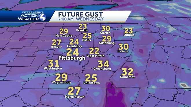 PITTSBURGH WEATHER: Wind advisory issued for Western Pennsylvania ...