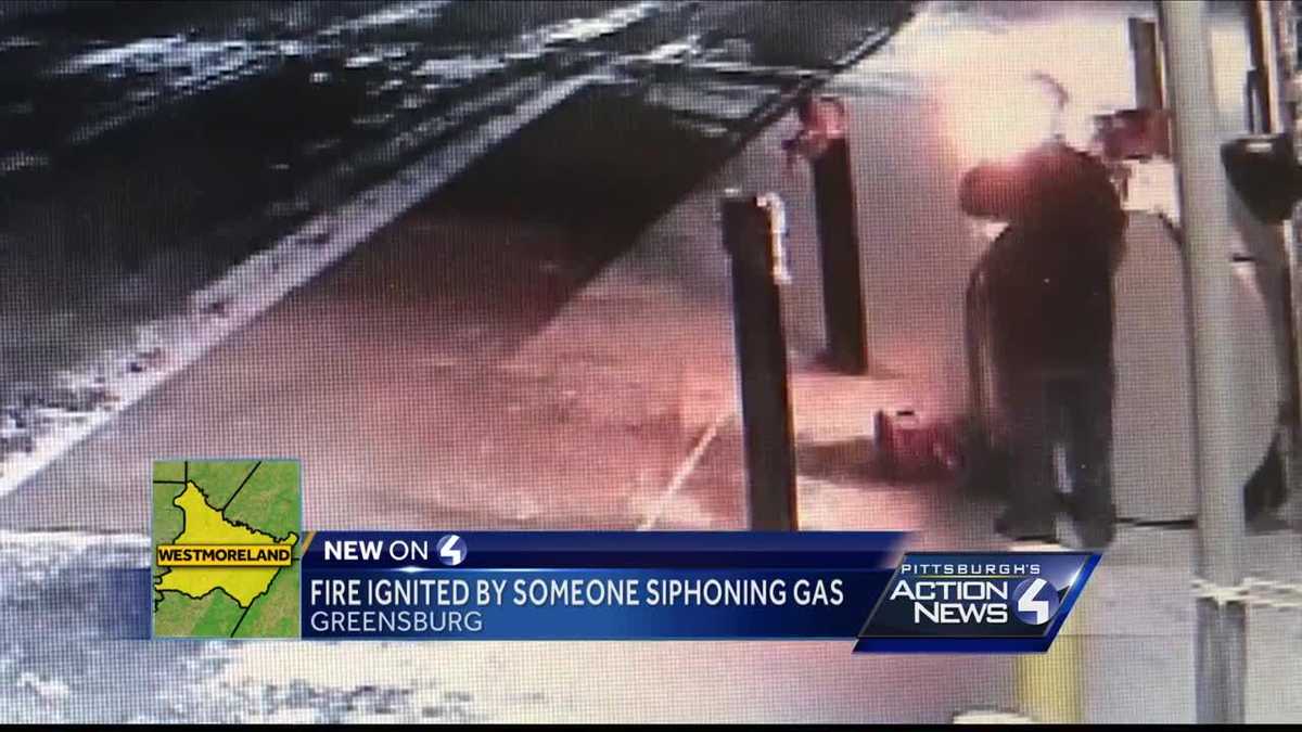 Man caught on camera setting gas tank on fire at motorcycle dealership