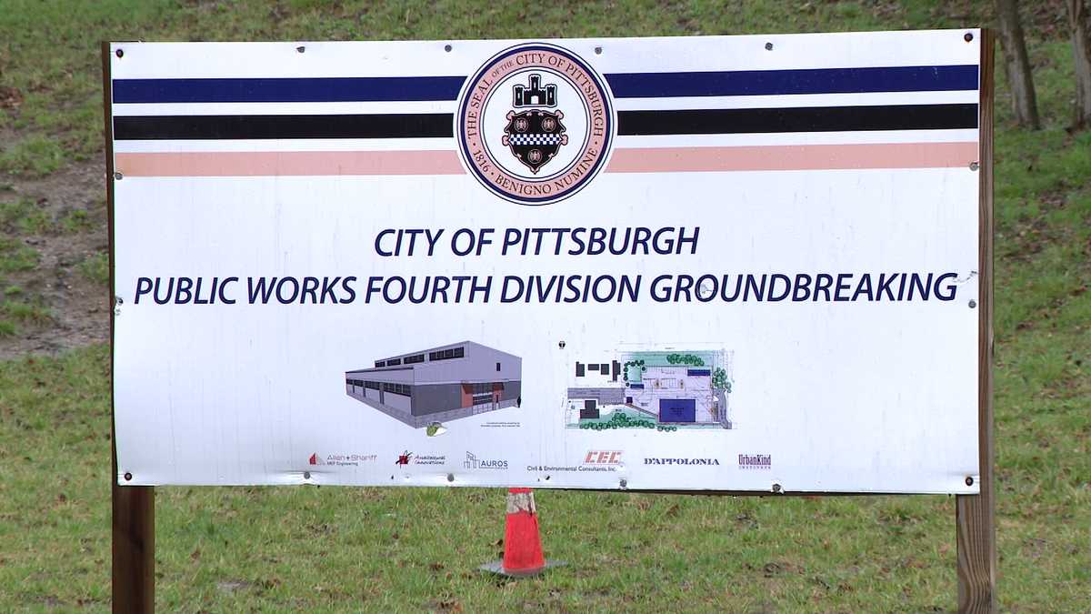 Groundbreaking held for new Pittsburgh Public Works facility