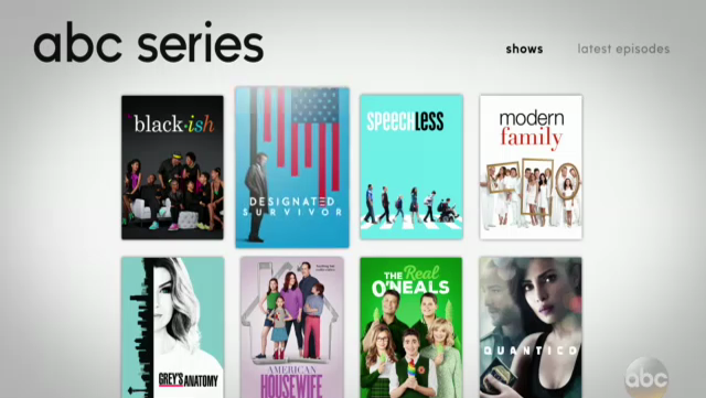 Watch your favorite ABC shows anytime