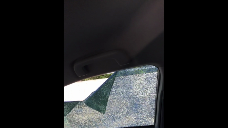 Man throws rocks, shatters driver’s car window in north Sacramento