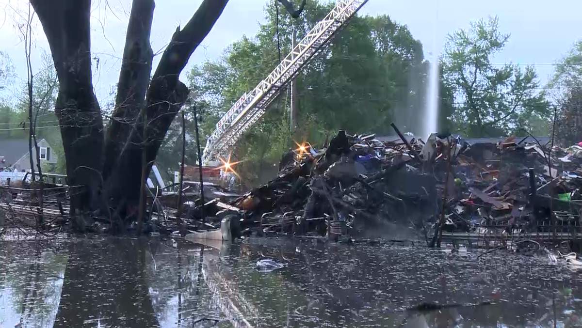 Fire chief hospitalized after explosive house fire