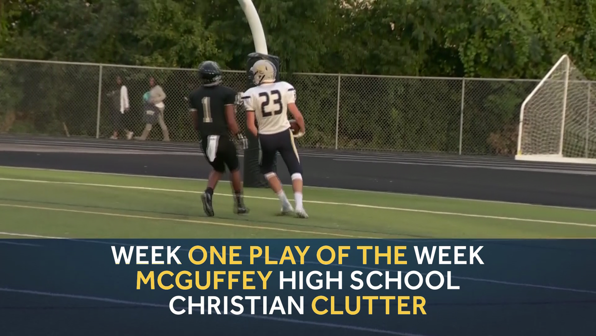 Week one Play of the Week goes to McGuffey High School