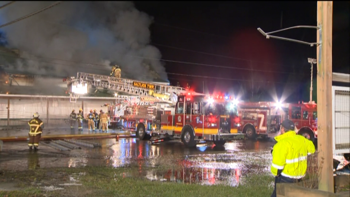 Several people left homeless after fire tears through building in ...