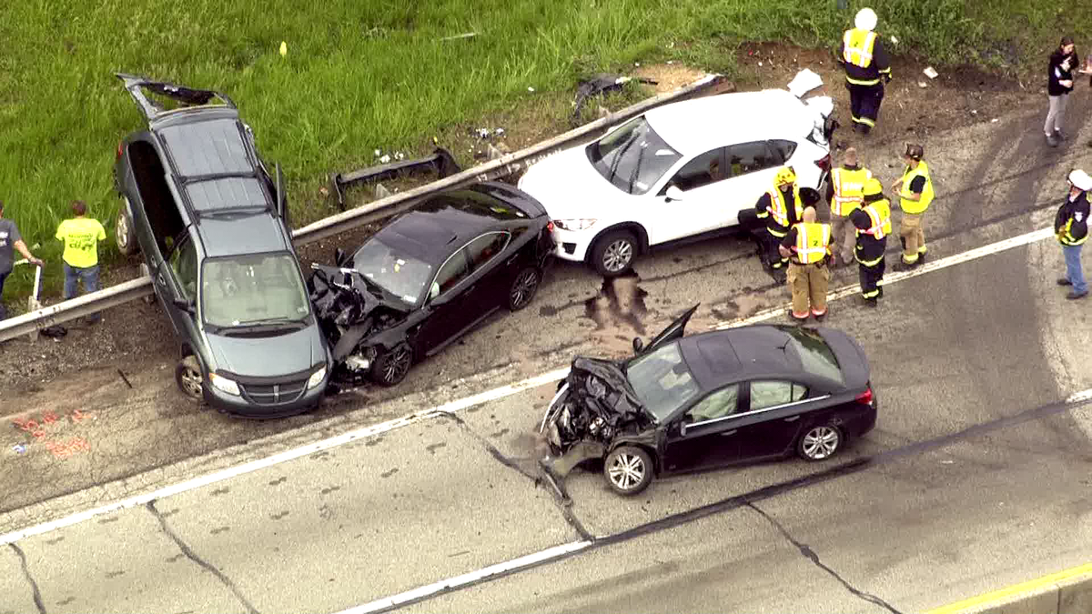 Multiple vehicles involved in crash on the Pennsylvania Turnpike