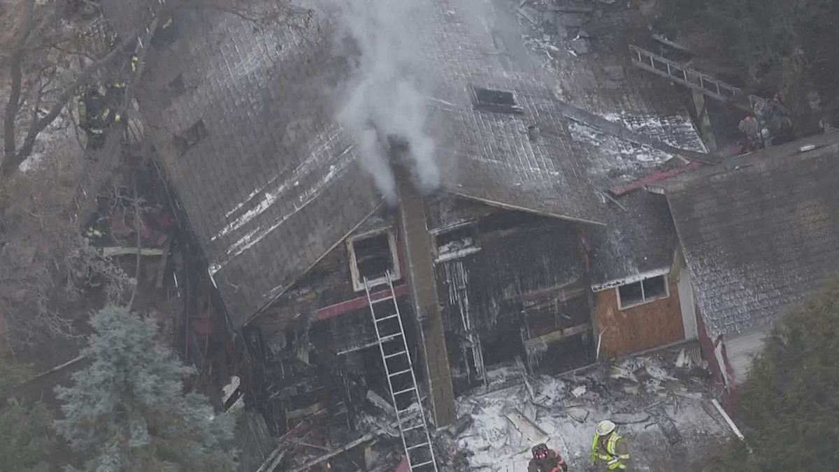 Three-alarm fire burns through town of Erin home