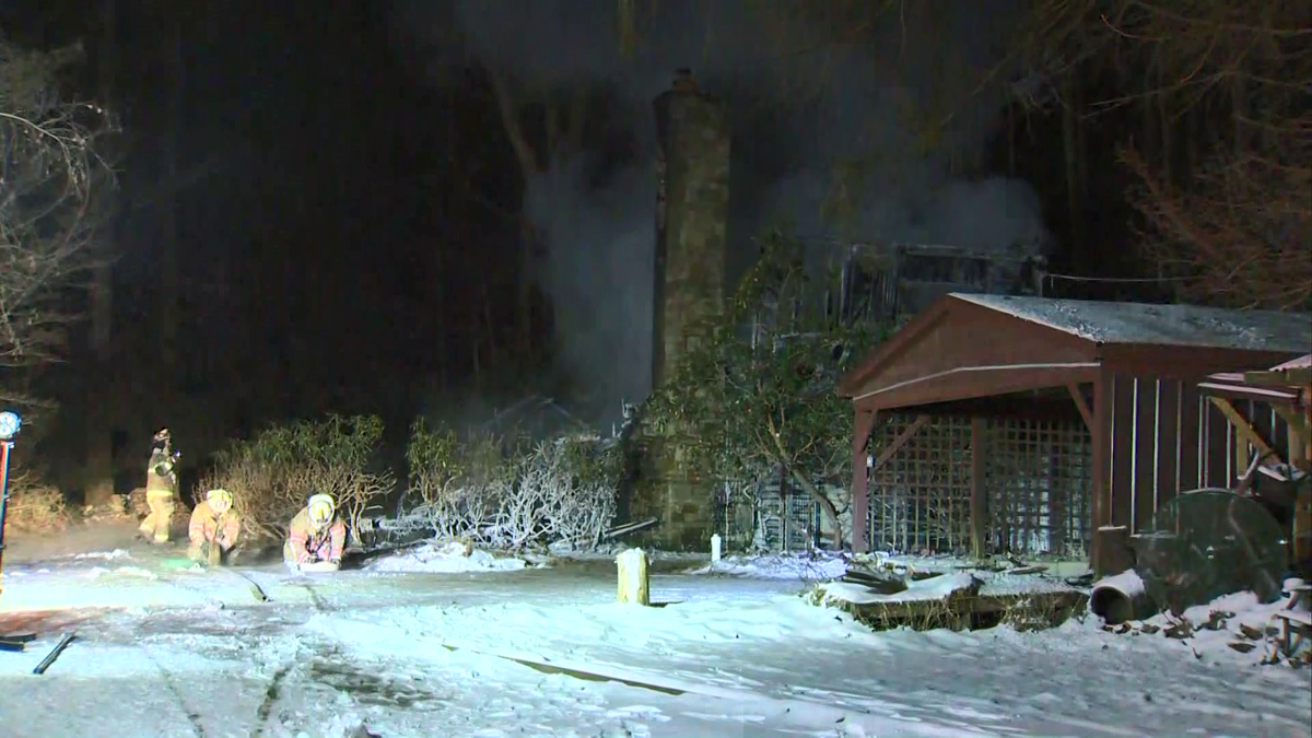 Fire and ice: Flames destroy home in Westmoreland County