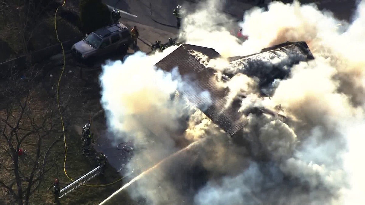 Fire destroys home in Collier Township